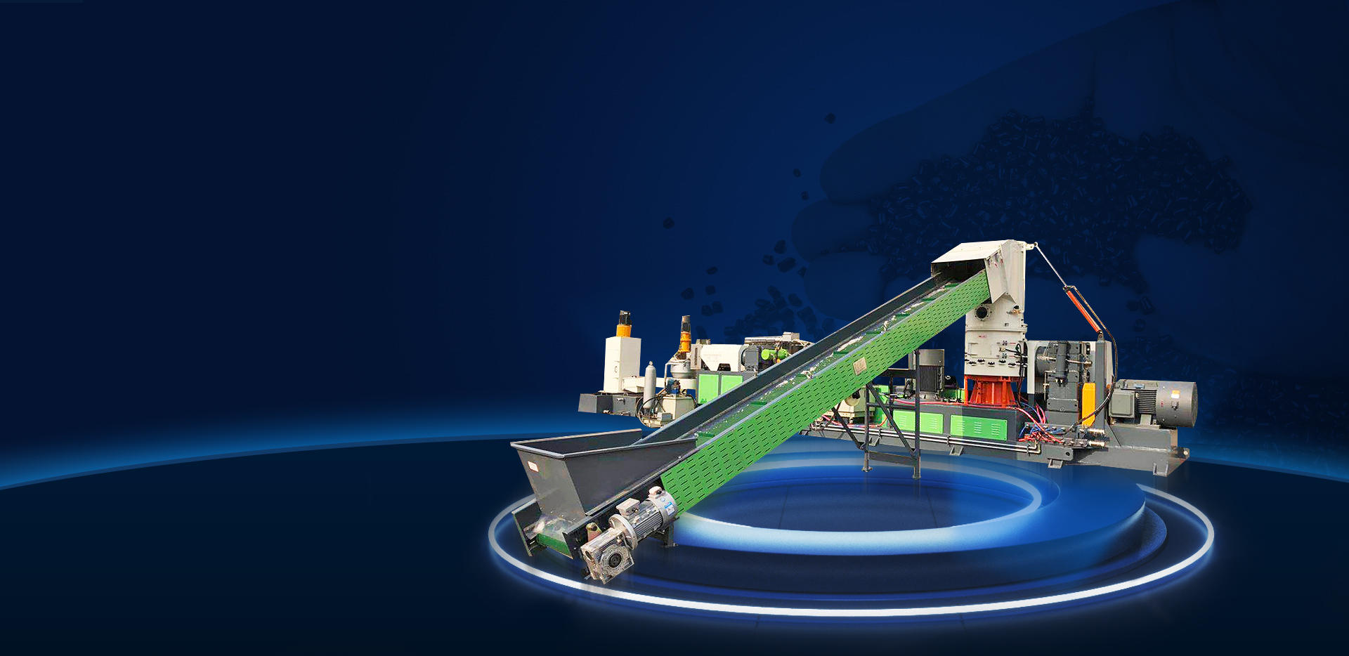 Plastic film pelletizing line